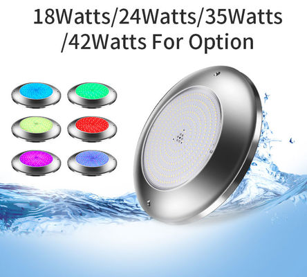 RoHs 12V 24V Wall Mount Pool Light , Resin Filled Underwater LED ...