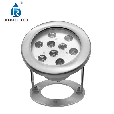 RoHs Stainless Steel RGB Underwater Lights , IP68 Under Water Spot Light