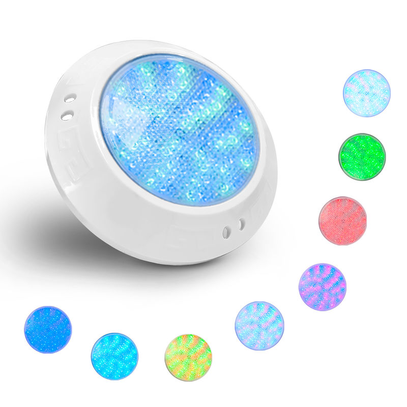 Anti UV 6W 10W Spa Pool Lights , 150MM Surface Mount LED Pool Light