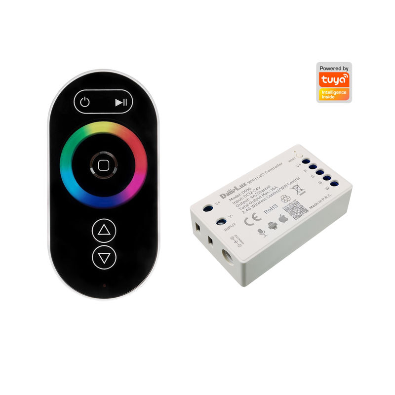 2.4G WiFi ABS RGB LED Dimmer Controller , 16A Remote Control Pool Light ...