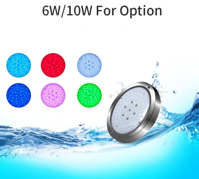 Waterproof 12 Volt Wall Mounted LED Pool Light 120MM SS316L Material