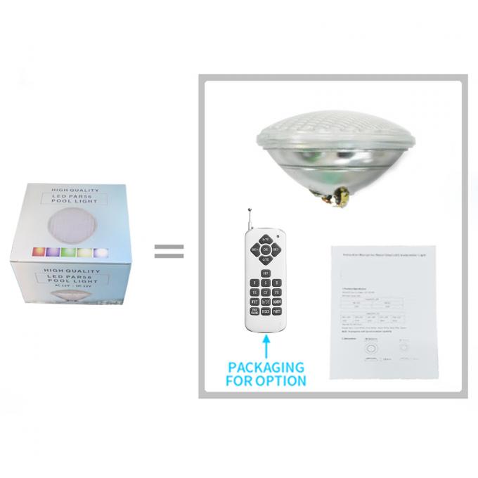 Underwater 12V LED PAR56 Pool Light Glass Material With Remote Controller