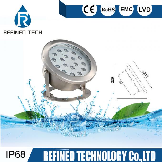 UV Resistant LED Underwater Spotlight , Anticorrosive 12 Volt ...